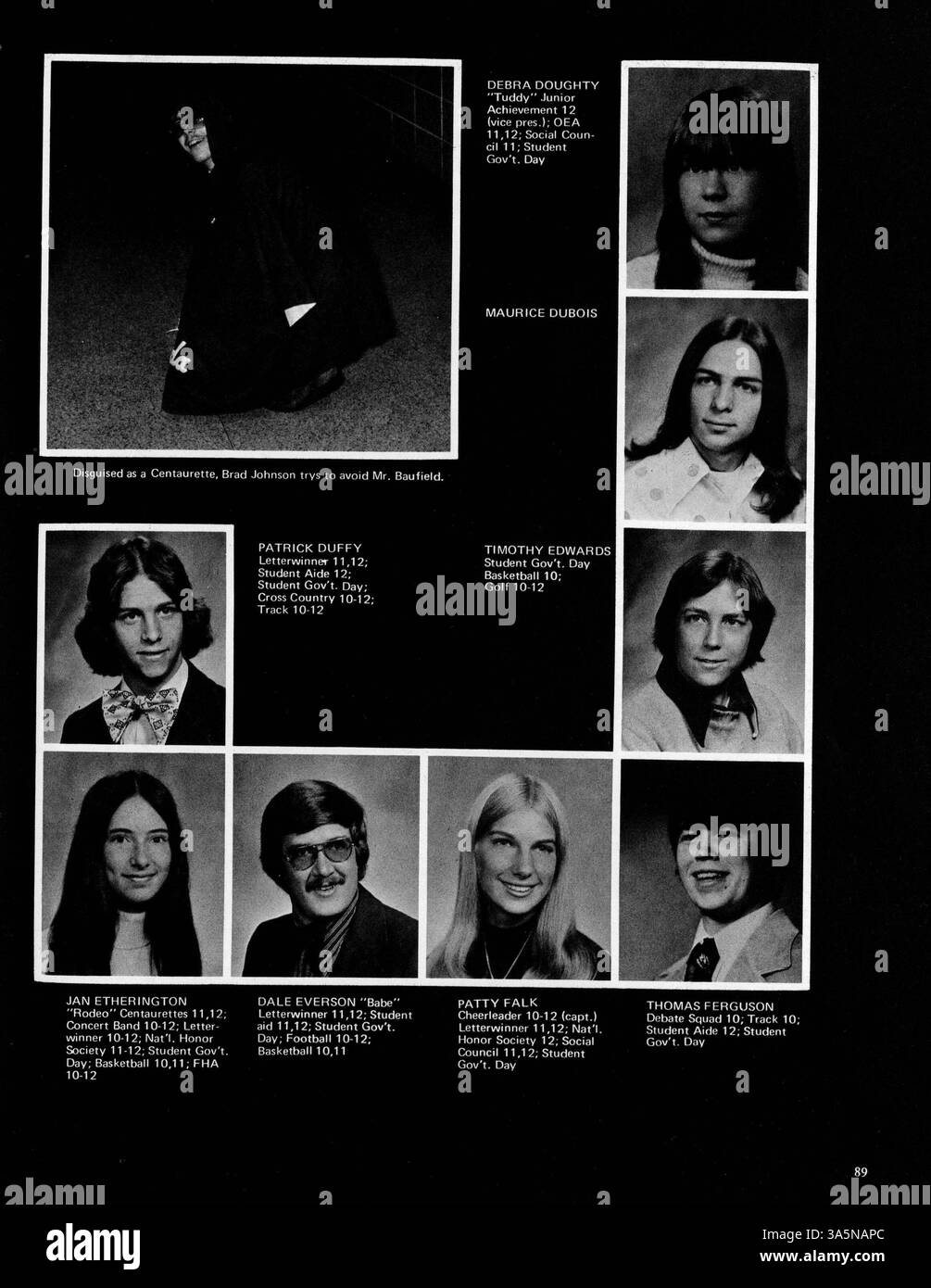 The 'Centaurion' 1975 yearbook from Brooklyn Center High School showcases the highlights of the ...