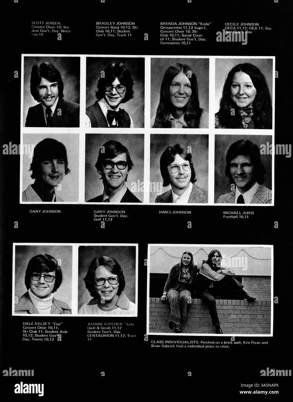 The 1975 Brooklyn Center High Yearbook, titled Centaurion, captures the ...
