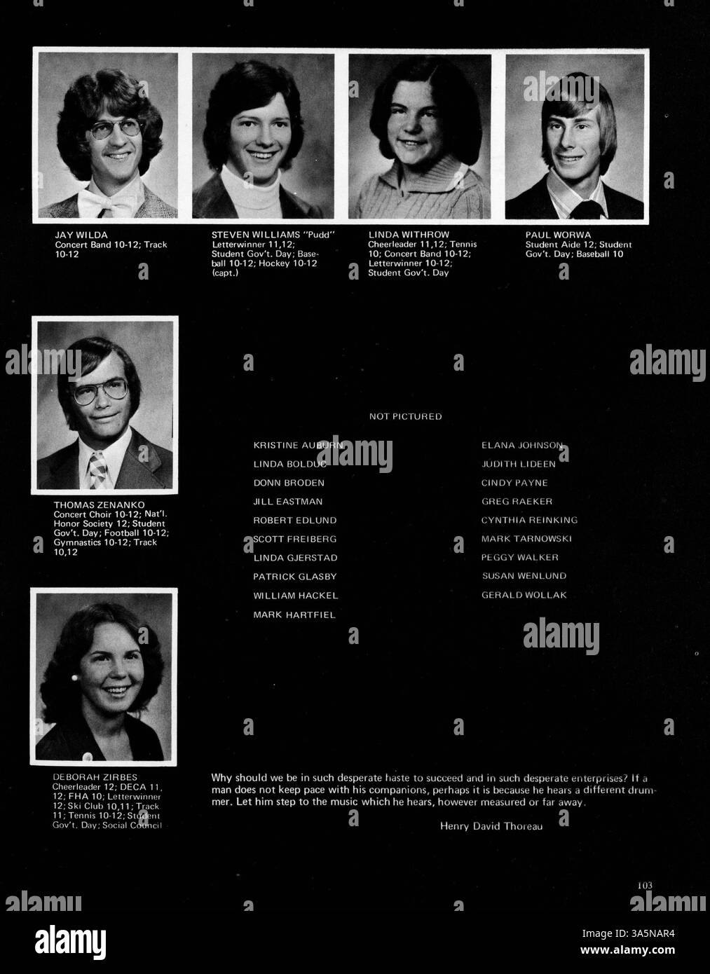 This 1975 high school yearbook features documentation of student hi-res ...