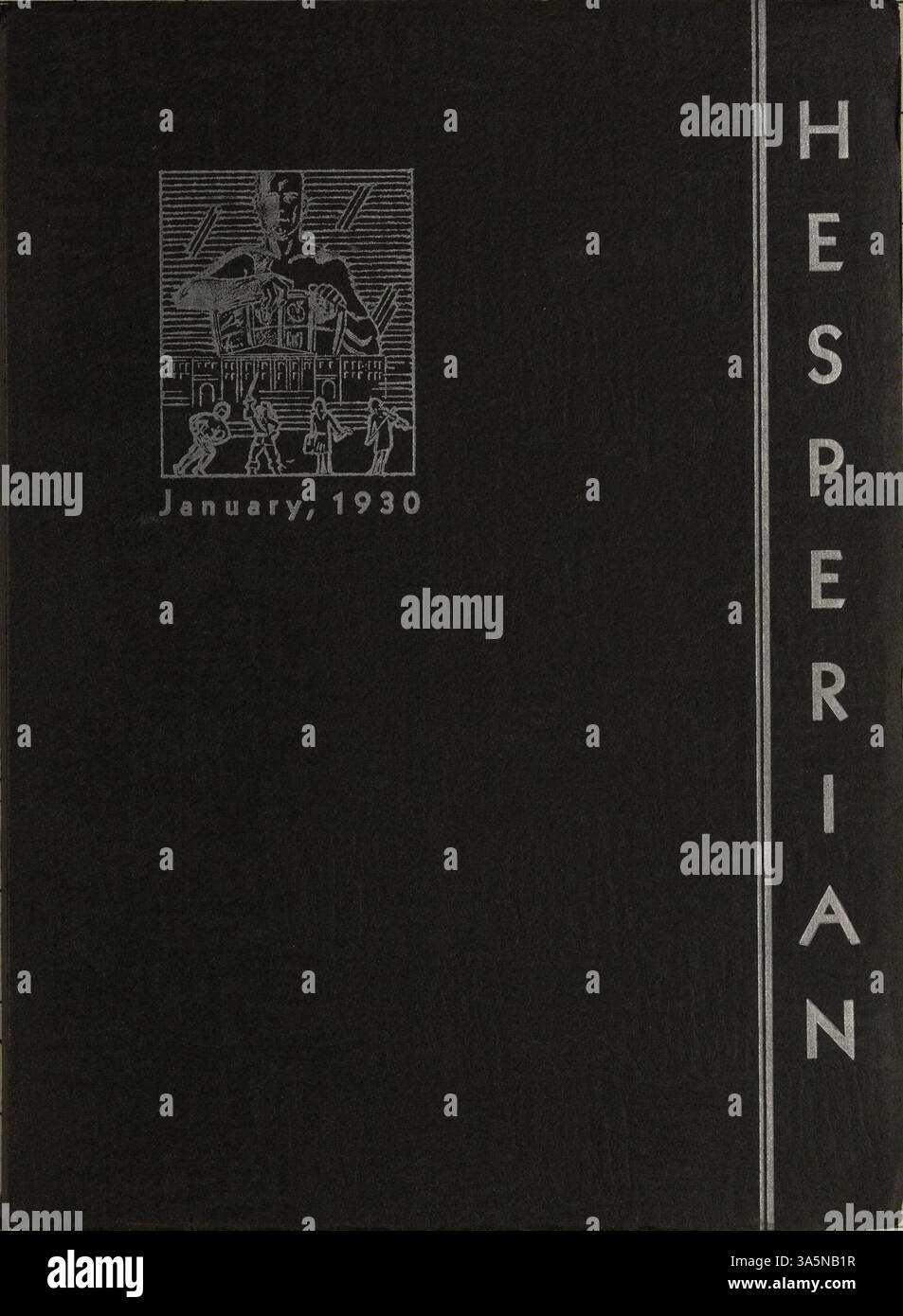 The 1930 West High Yearbook, titled 'Hesperian,' documents the events ...