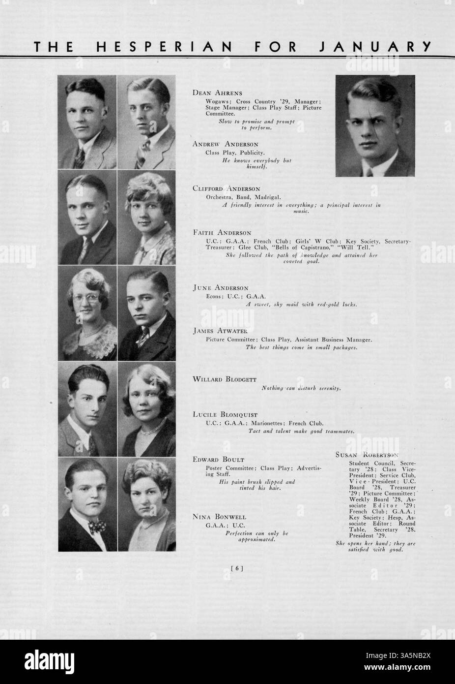 The 'Hesperian' yearbook from West High School, 1930 edition, showcases ...