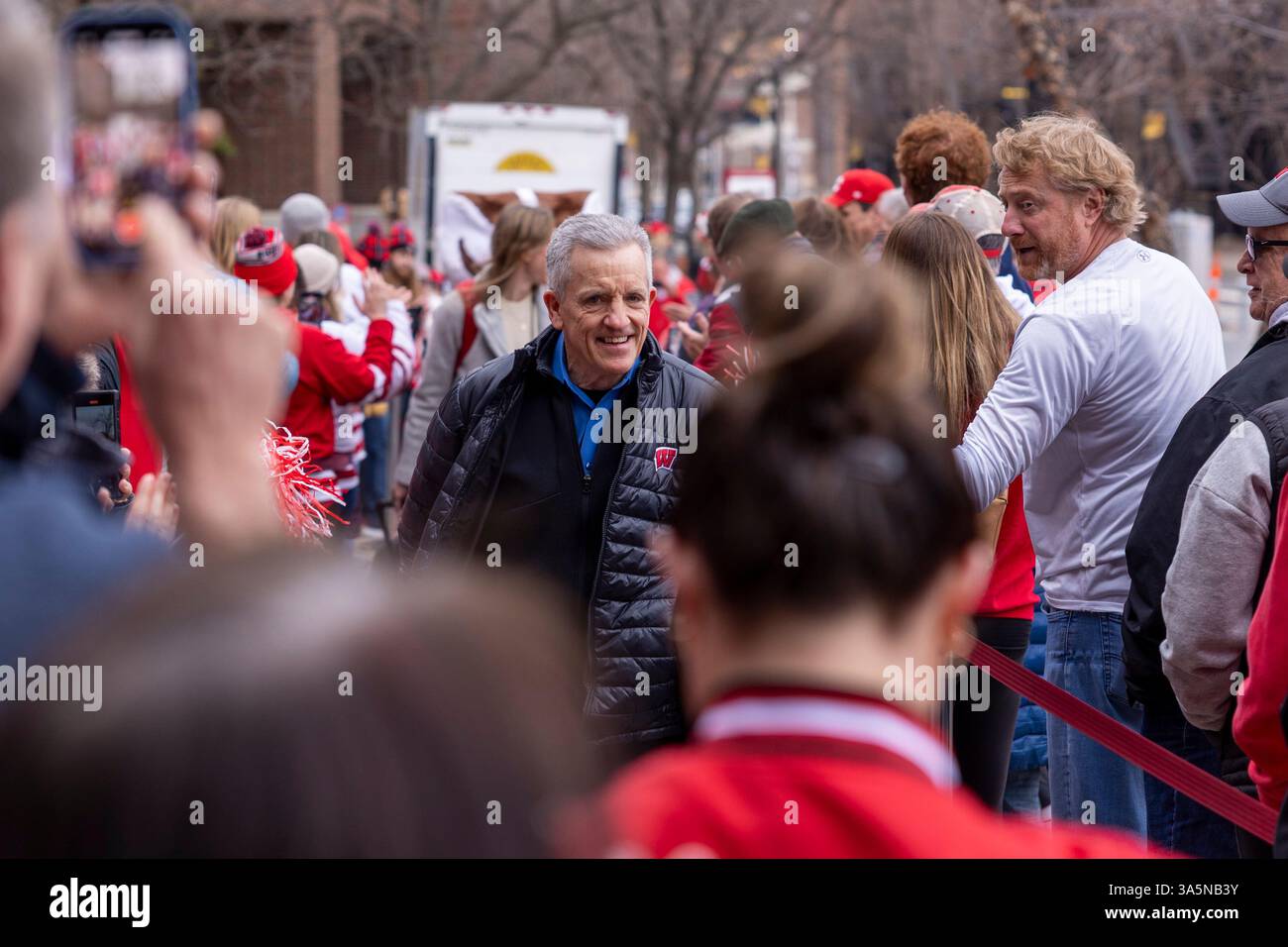 St. Paul, Minnesota, USA. 23rd Mar, 2025. University of Wisconsin Head ...