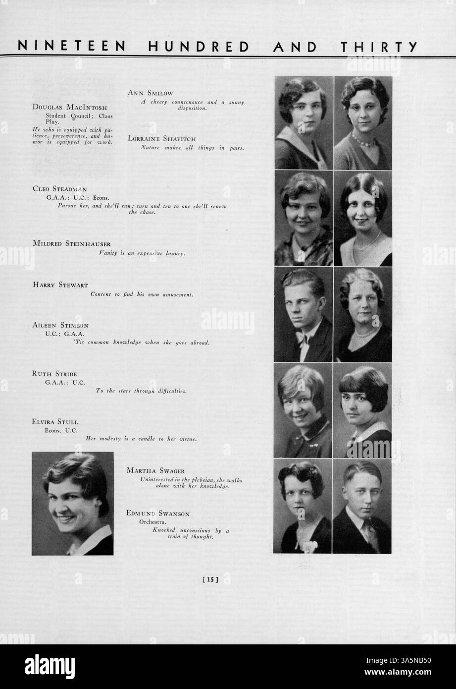 This 1930 'Hesperian' yearbook from West High School documents student ...