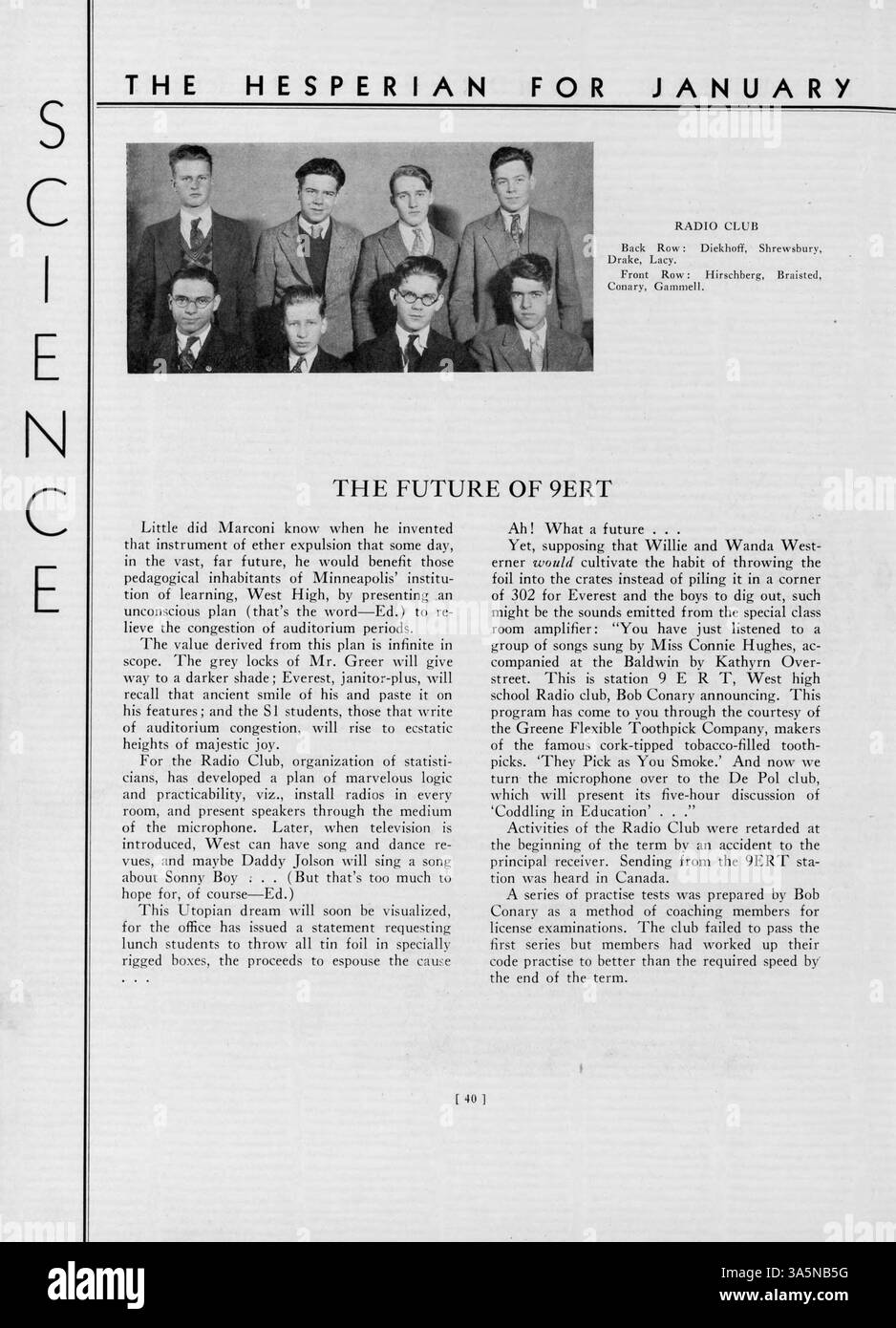 The 1930 'Hesperian' yearbook documents the student body, faculty ...