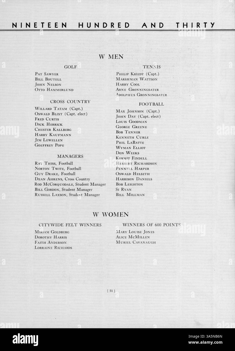 The 1930 'Hesperian' yearbook details the events, student achievements ...