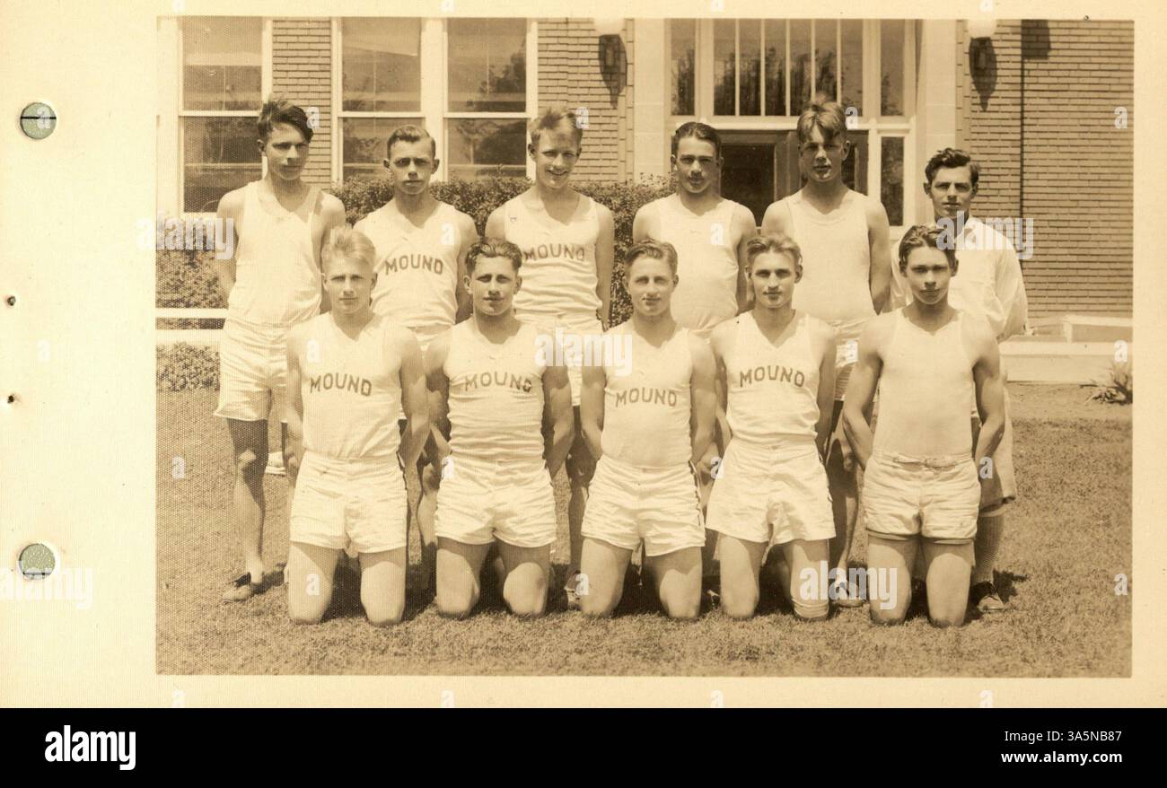 This 1928 mound high yearbook records significant student events hi-res ...