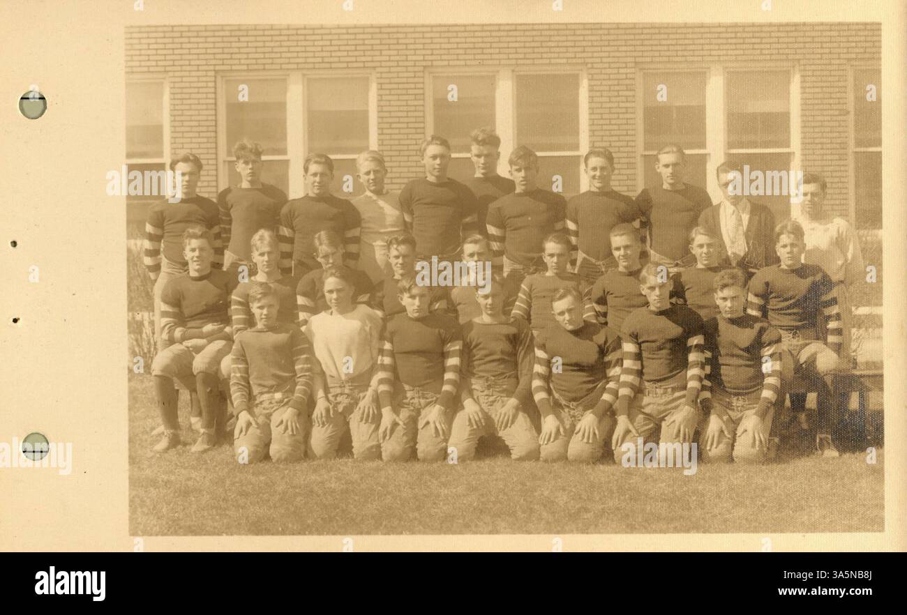This 1928 yearbook from Mound High School documents student life, school events, and athletic ...