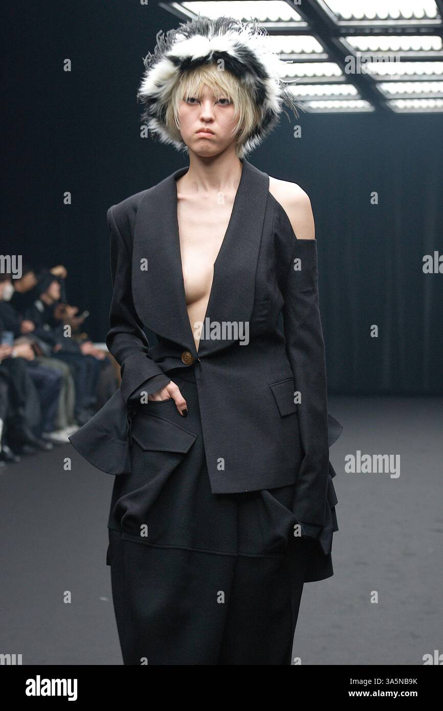 2025/03/20, Tokyo, a Model walks on the Runway at Toda Hall ...