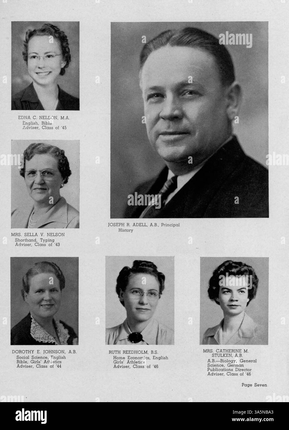 The 'Antler' yearbook from Minnehaha Academy, 1943 edition, documents student life, faculty ...