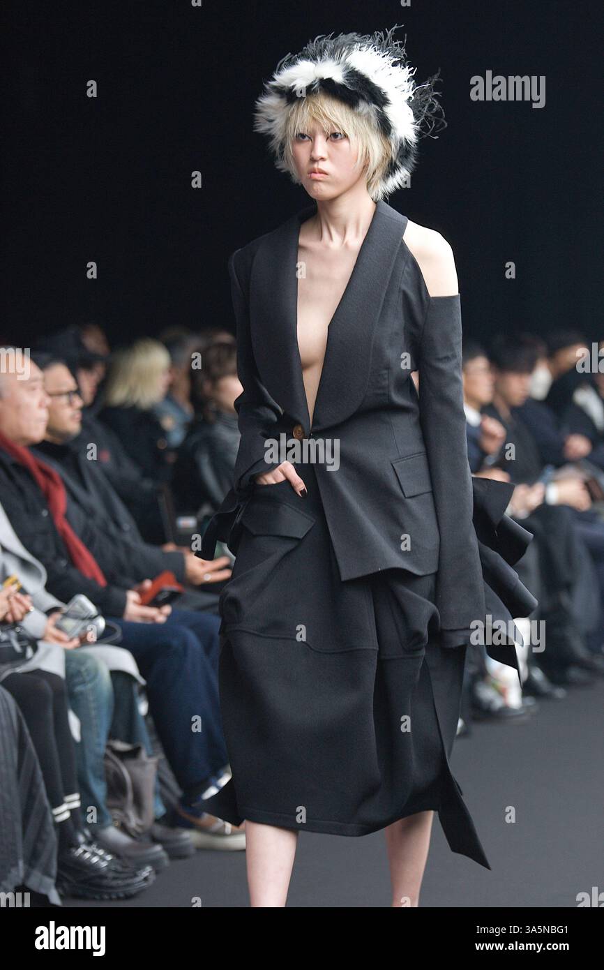 2025/03/20, Tokyo, a Model walks on the Runway at Toda Hall ...