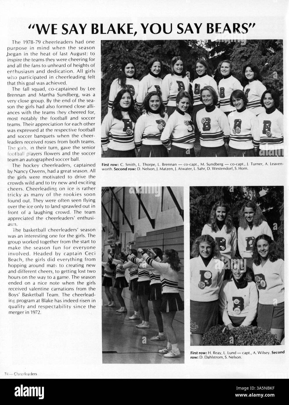 'Reflections,' the 1979 Blake Yearbook, captures the essence of student ...