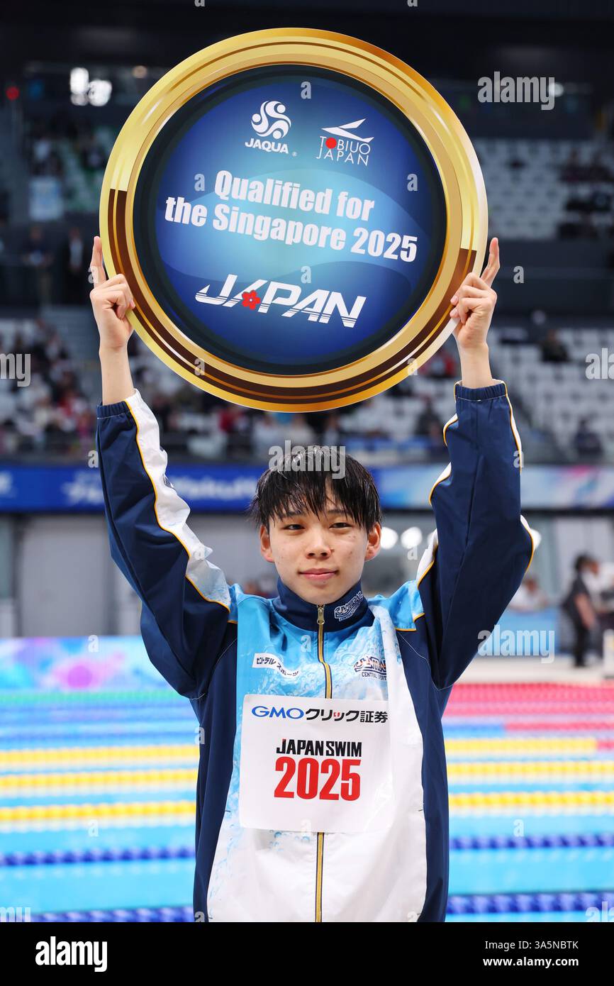 Tokyo Aquatics Centre, Tokyo, Japan. 21st Mar, 2025. Genki Terakado ...