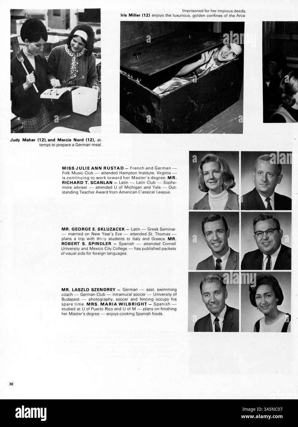 Notable events from the 1966 1967 school year hi-res stock photography ...