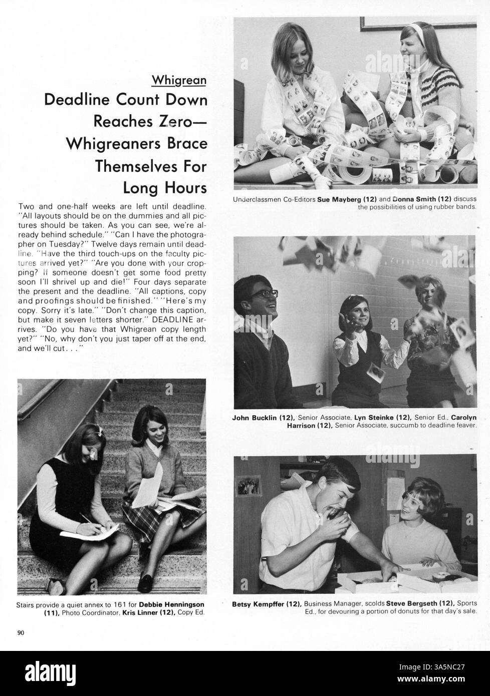 The 1967 Edina High School yearbook, Whigrean '67, offers a glimpse ...