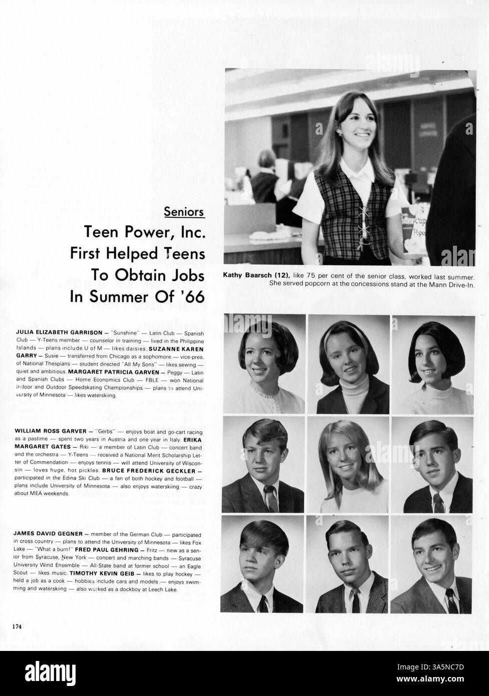 Yearbook features photos and descriptions of the student body hi-res ...