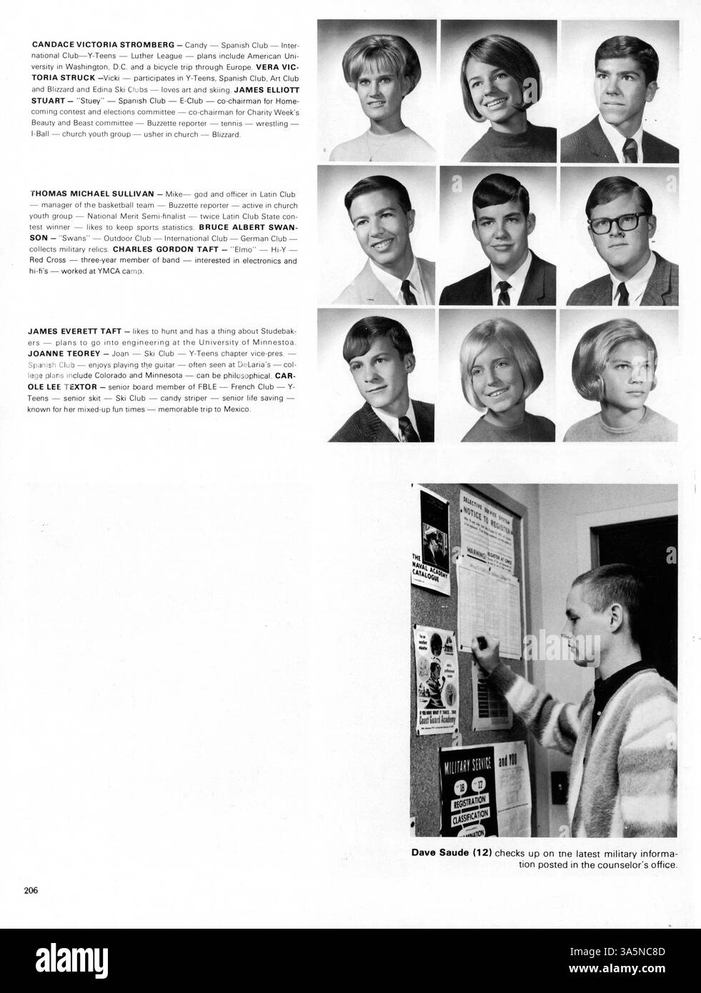 The 1967 Whigrean yearbook from Edina High School chronicles the key ...