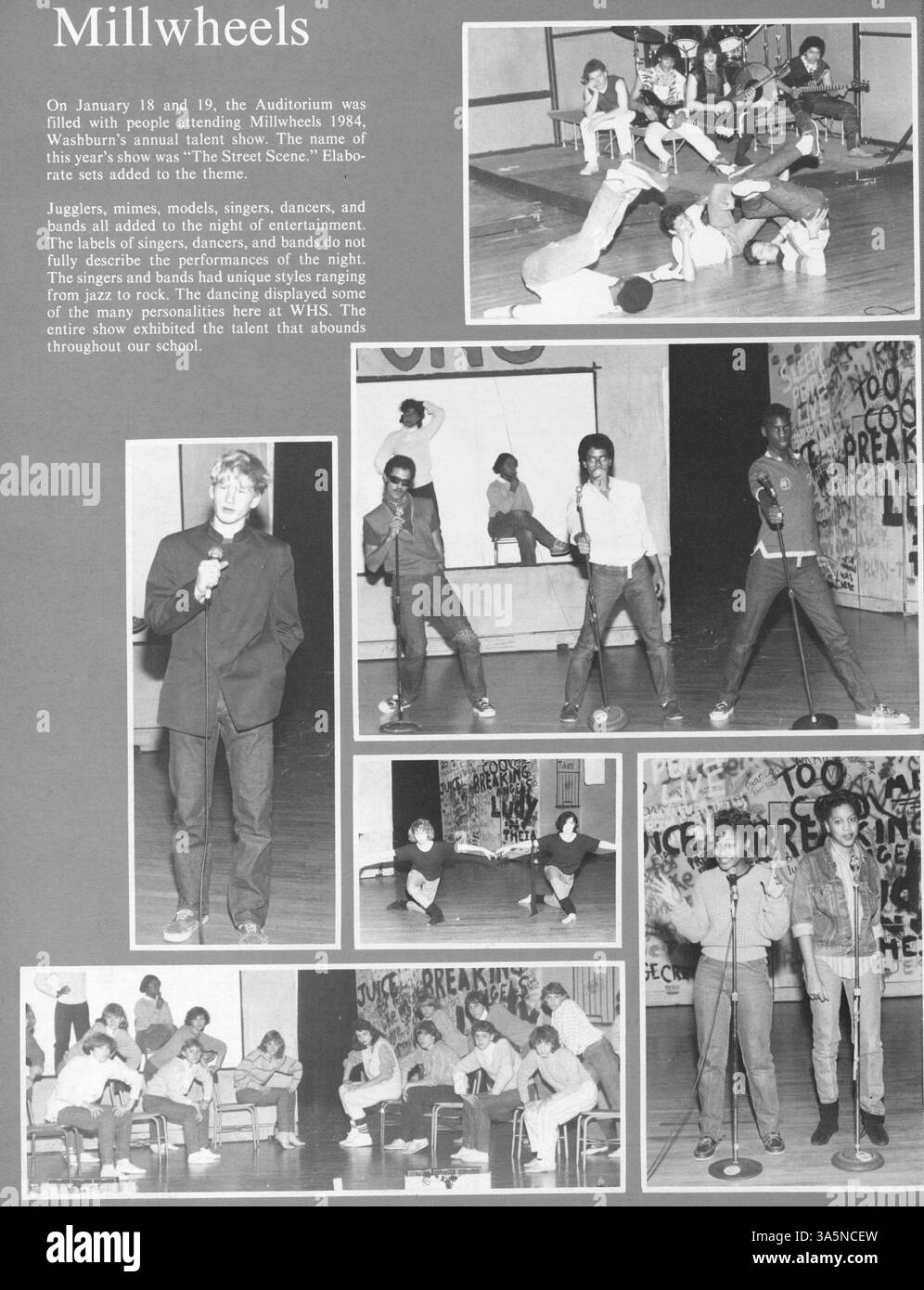 This 1984 edition of the Wahian yearbook documents the various aspects ...