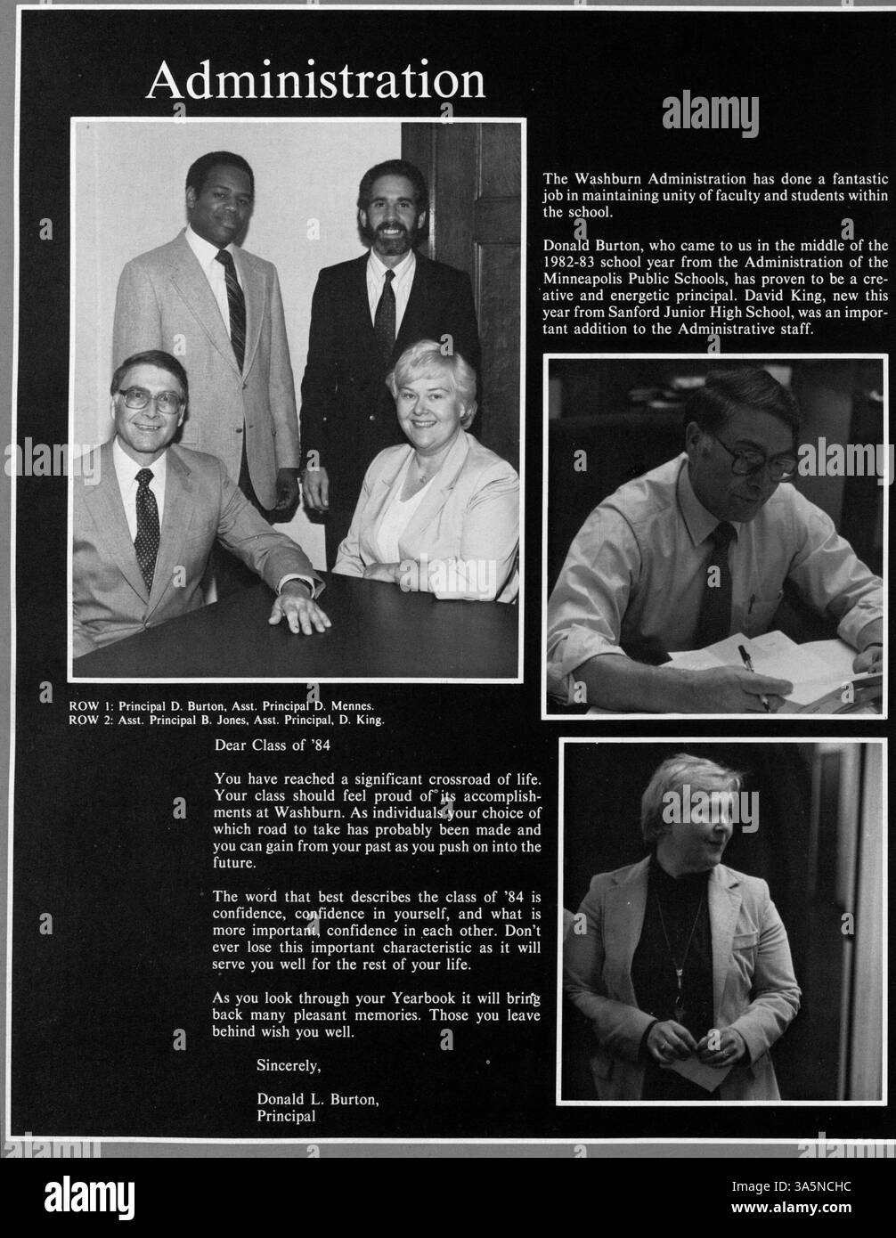 This 1984 edition of the wahian yearbook documents washburn high hi-res ...