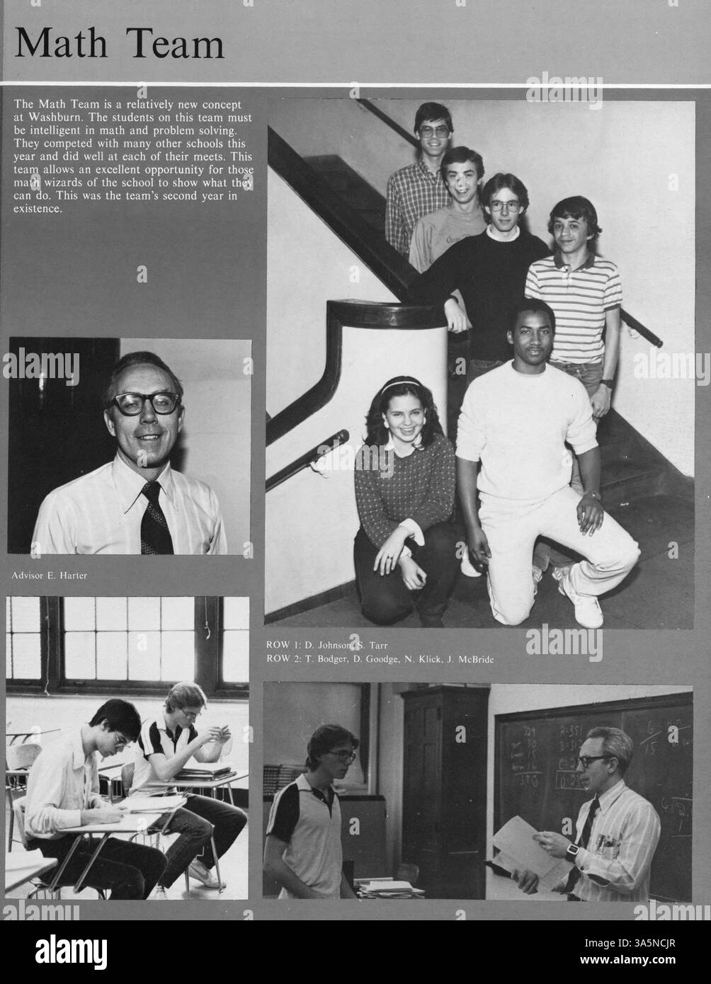 The Wahian '84 yearbook from Washburn High School showcases the 1983 ...