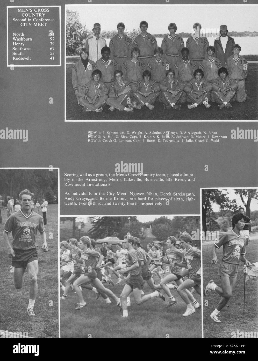 This 1984 edition of the 'Wahian' yearbook features highlights from ...