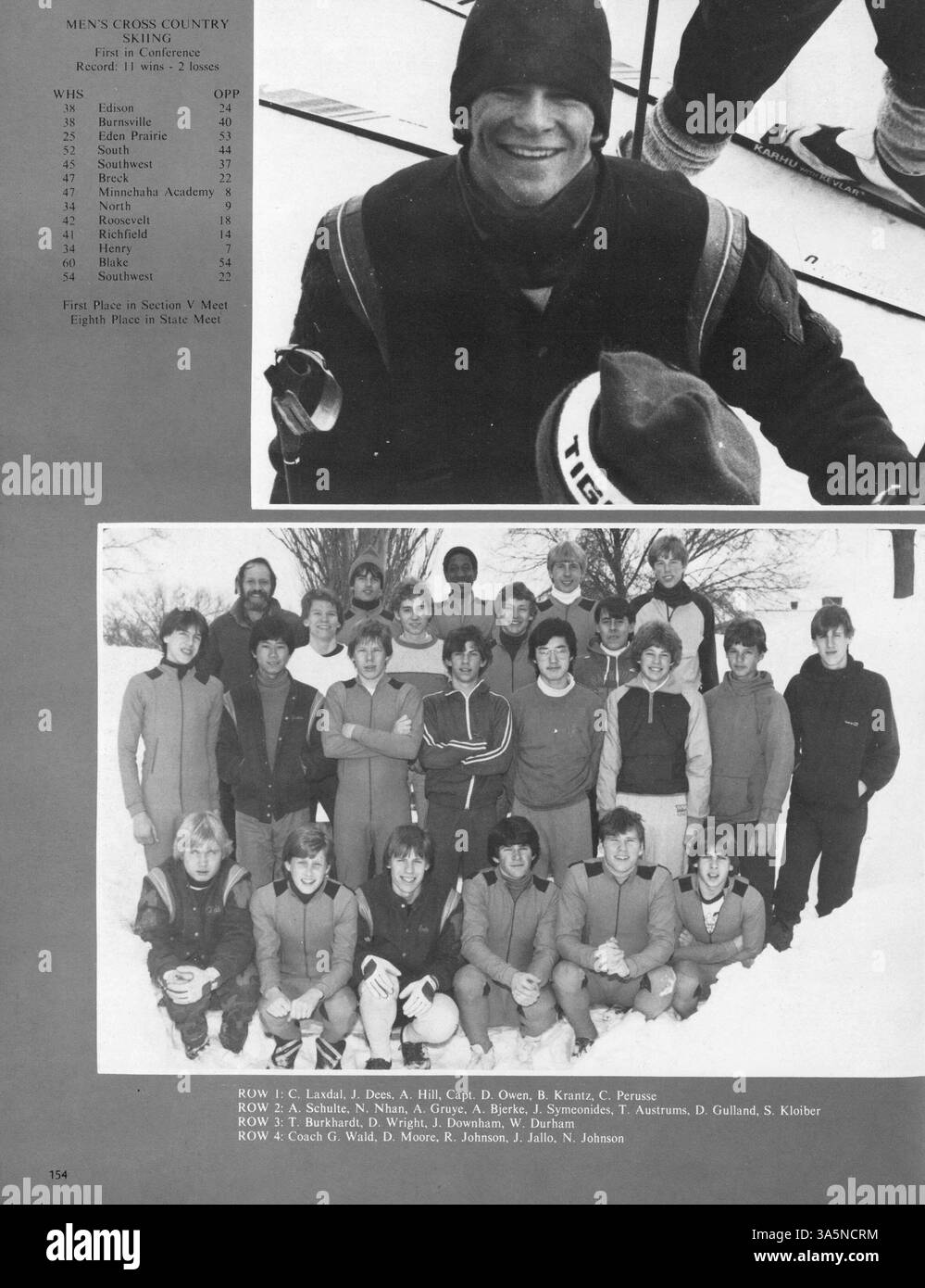 This yearbook from Washburn High School in 1984 captures the key ...