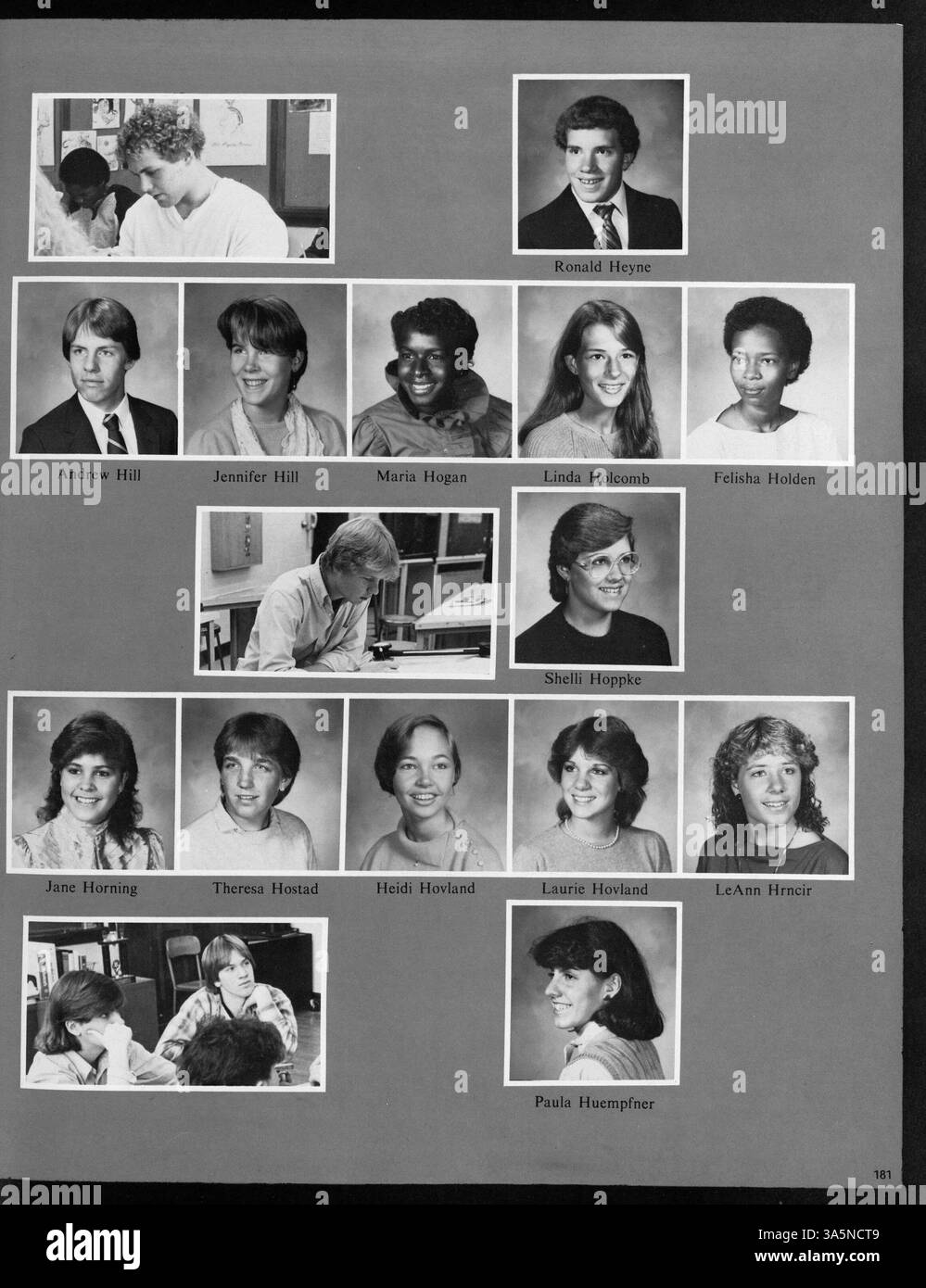 The 1984 Wahian yearbook from Washburn High School captures the 1983 ...