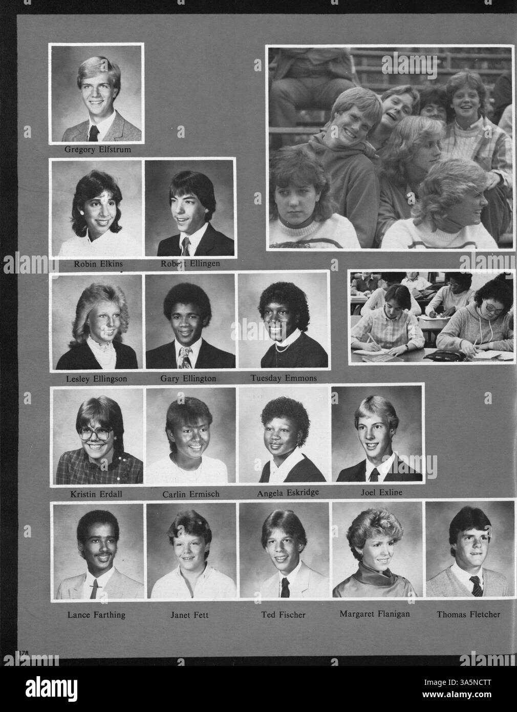 This yearbook from Washburn High School in 1984 captures the ...