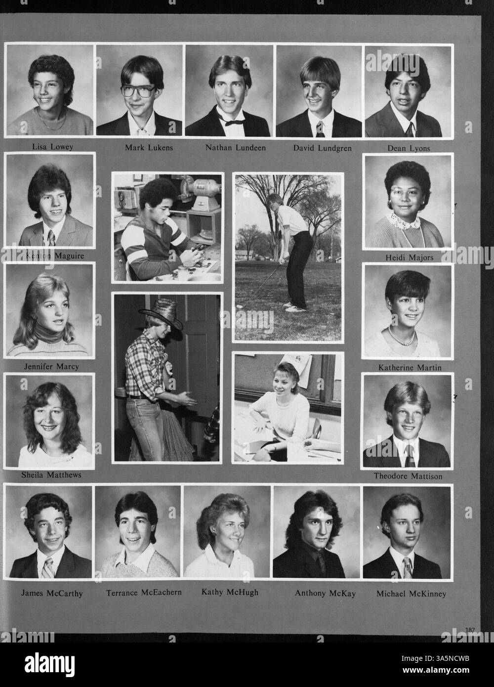 This 1984 Washburn High School yearbook documents the major events of ...