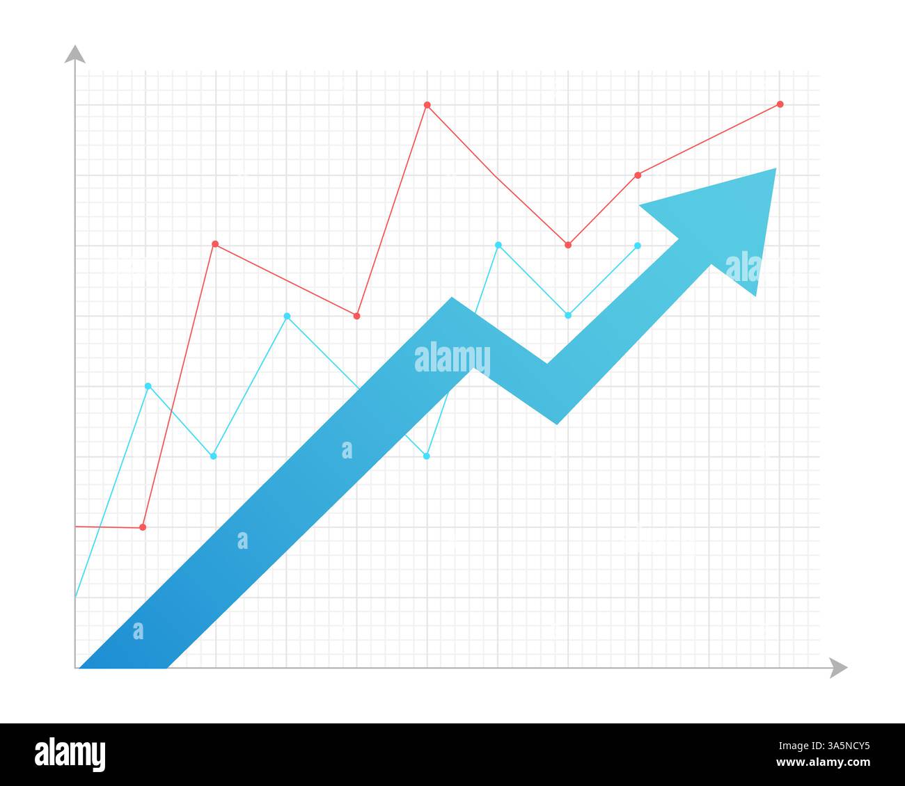 Stack money chart rising Stock Vector Images - Alamy