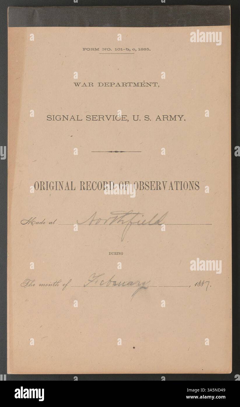 In February 1887, Carleton College recorded daily weather data ...