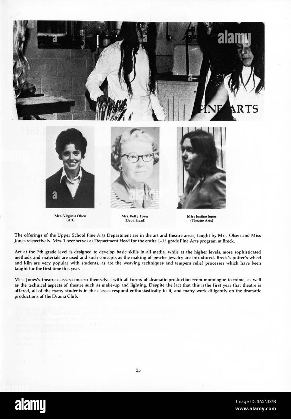 The 1972 Breck Yearbook, Mustang edition, commemorates the academic ...