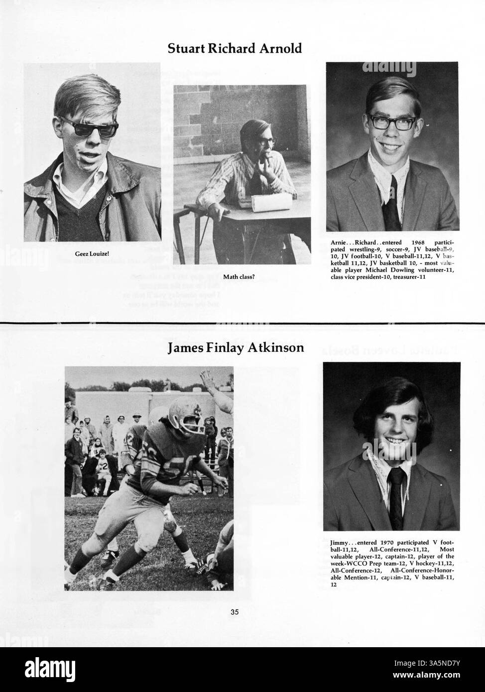The 1972 Breck High School Yearbook, Mustang edition, highlights key ...