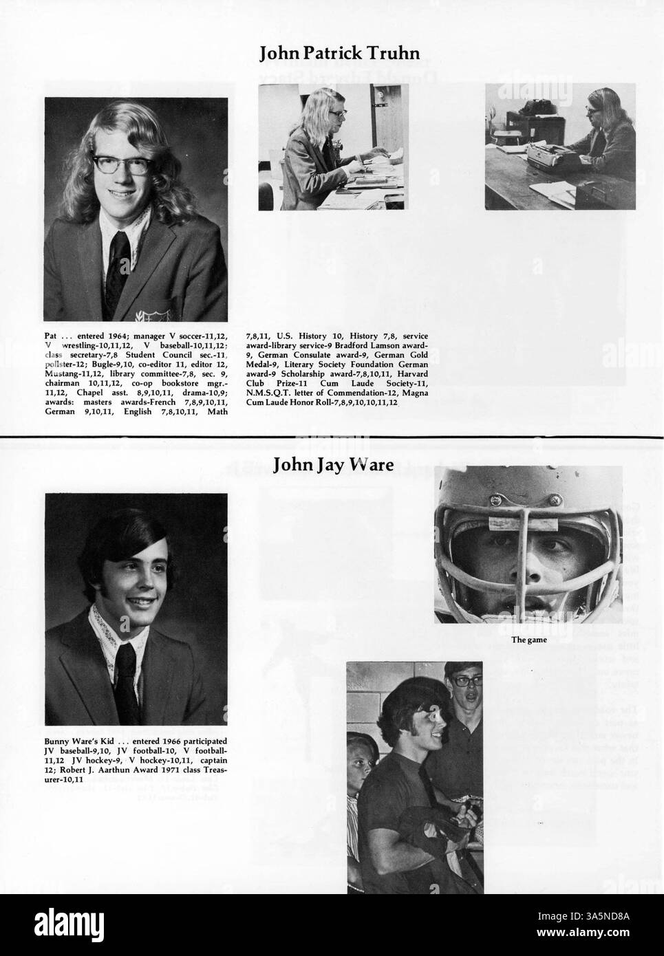 The 1972 Breck Yearbook, titled 'Mustang,' features students, faculty ...