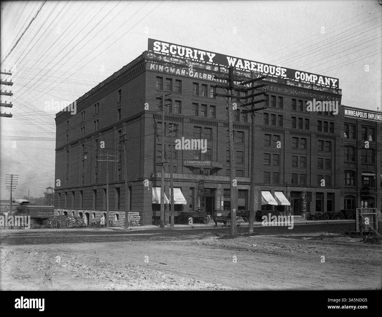 The Security Warehouse Building, documented in Hennepin County Library ...