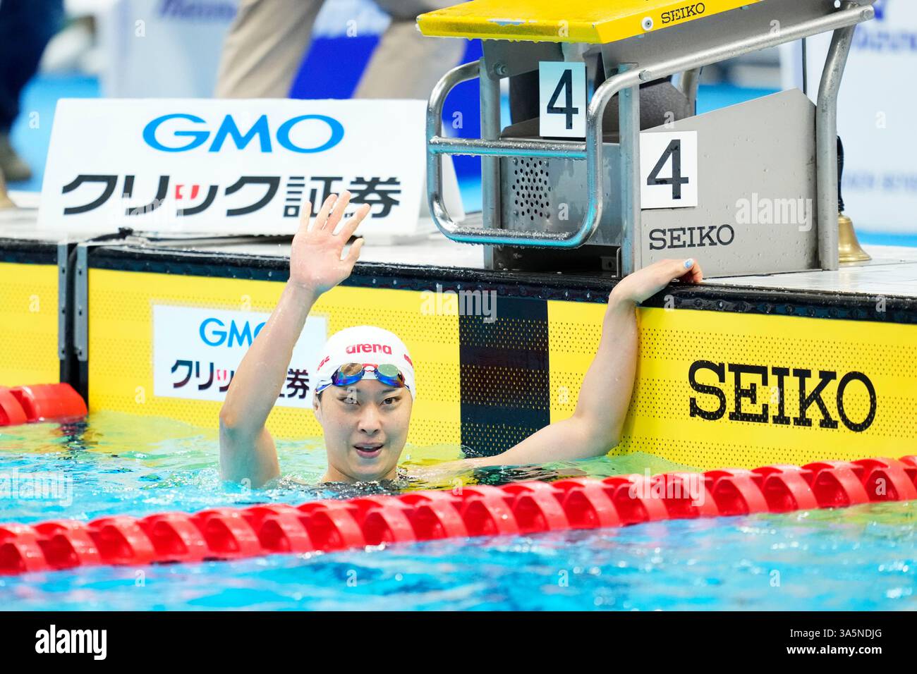 Tokyo Aquatics Centre, Tokyo, Japan. 23rd Mar, 2025. Satomi Suzuki ...