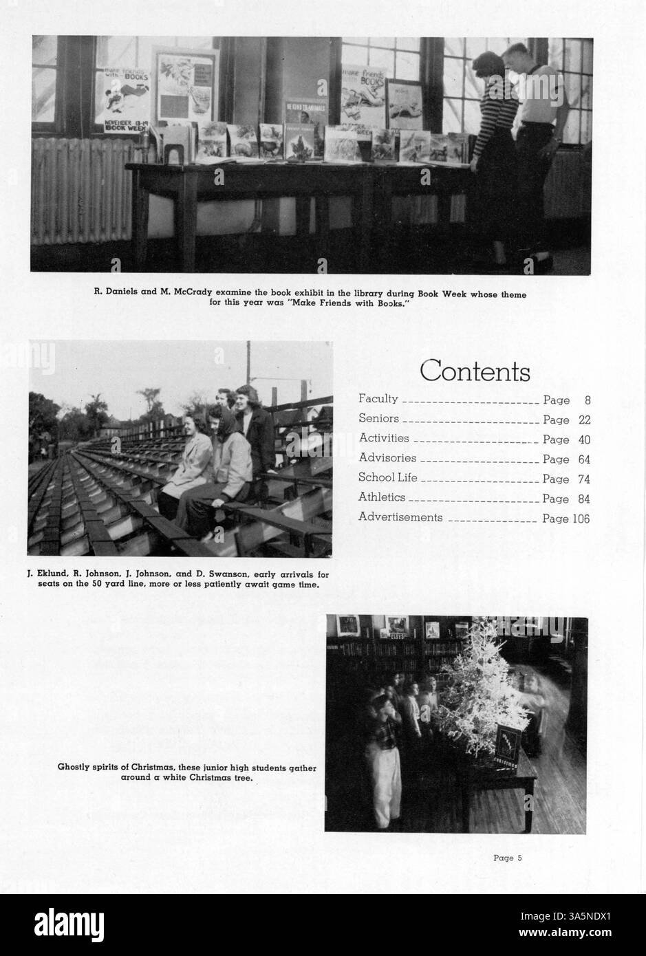 The 'Wizard' Yearbook from Edison High School, 1950, highlights the ...