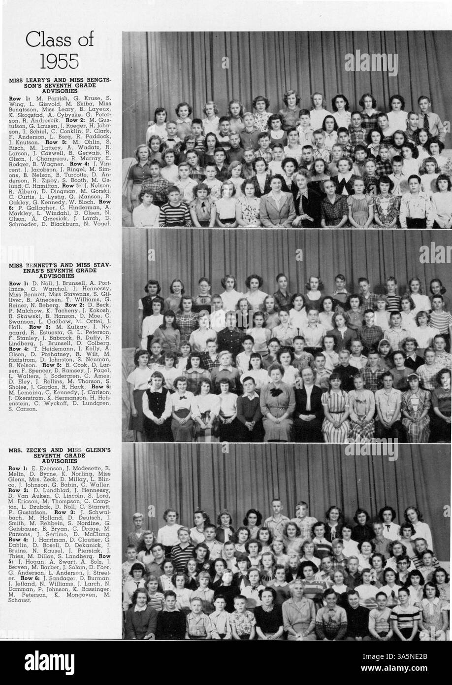 The 1950 'Wizard' yearbook from Edison High School records the key ...