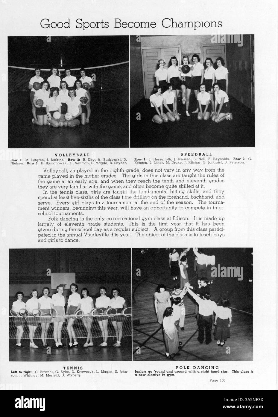 This 1950 Edison High School yearbook, 'Wizard,' documents the events ...