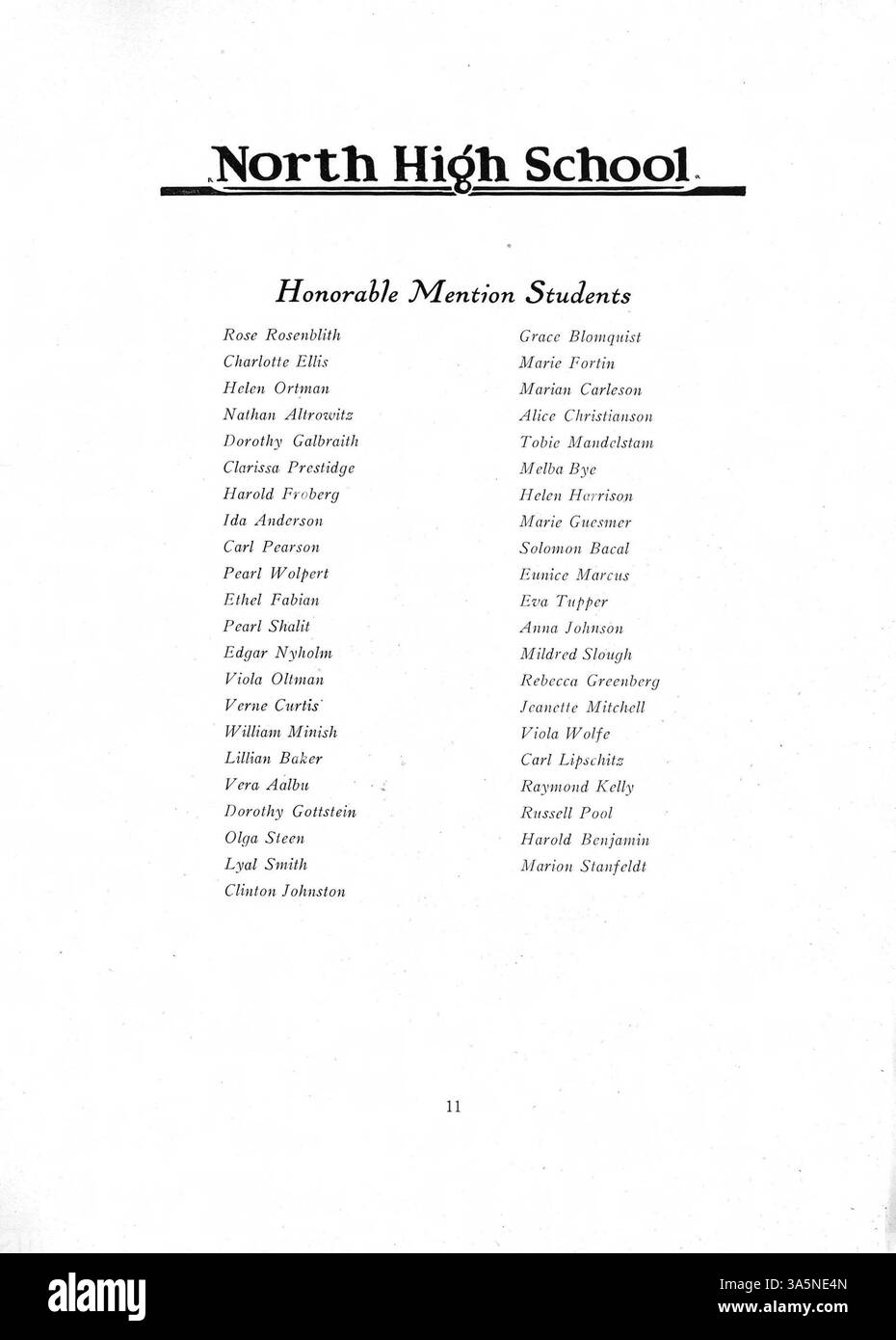 The 1921-1922 'Polaris' yearbook from North High School highlights the students, teachers, clubs ...