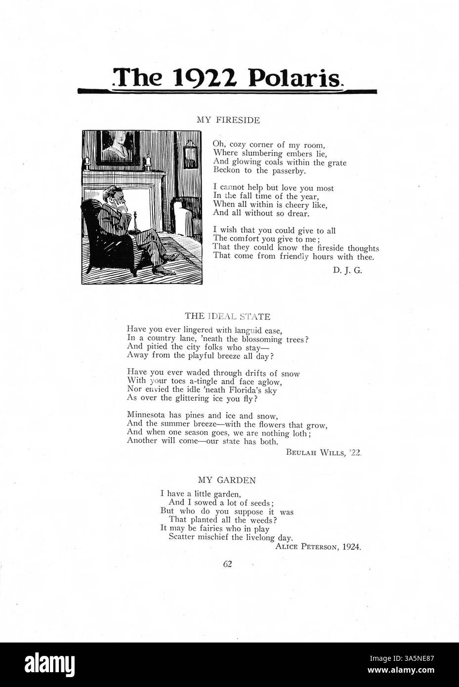 This 1921-1922 'Polaris' yearbook from North High School features student activities, faculty ...