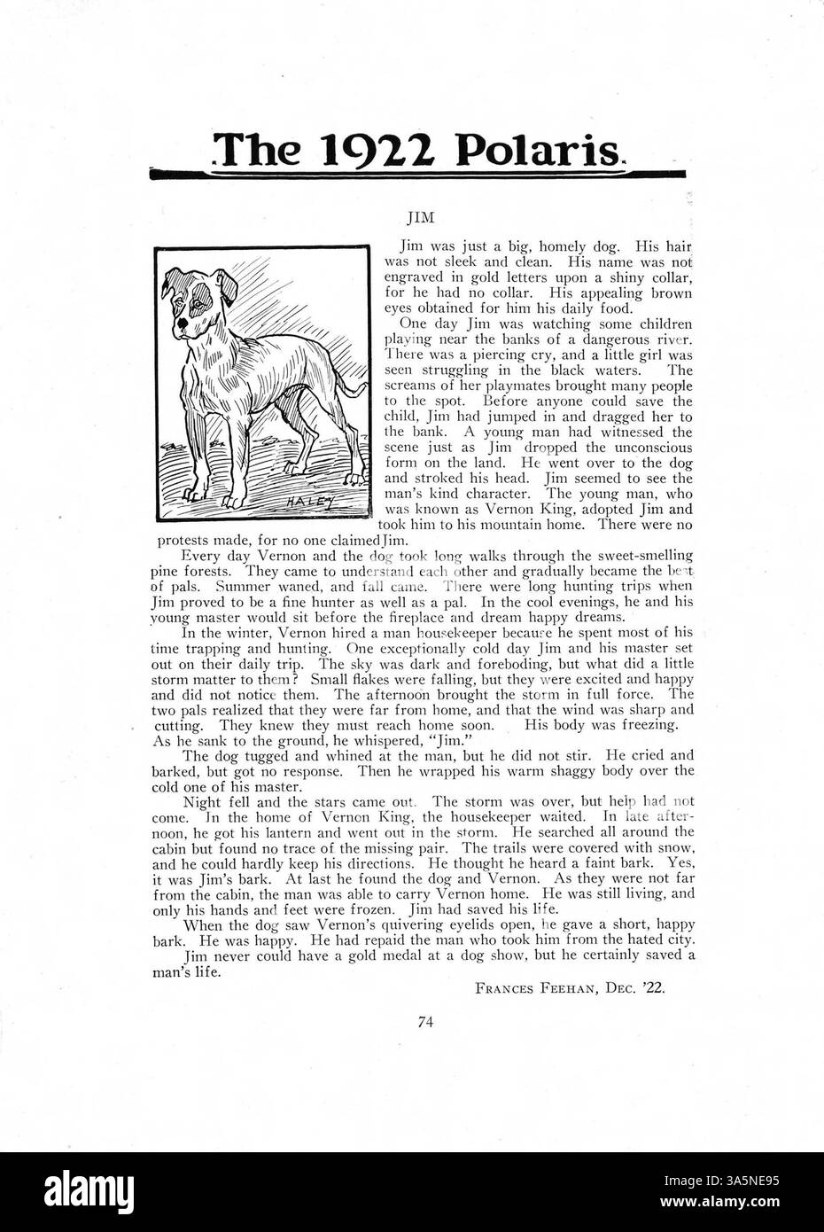 The 1922 Polaris yearbook from North High School documents key moments ...