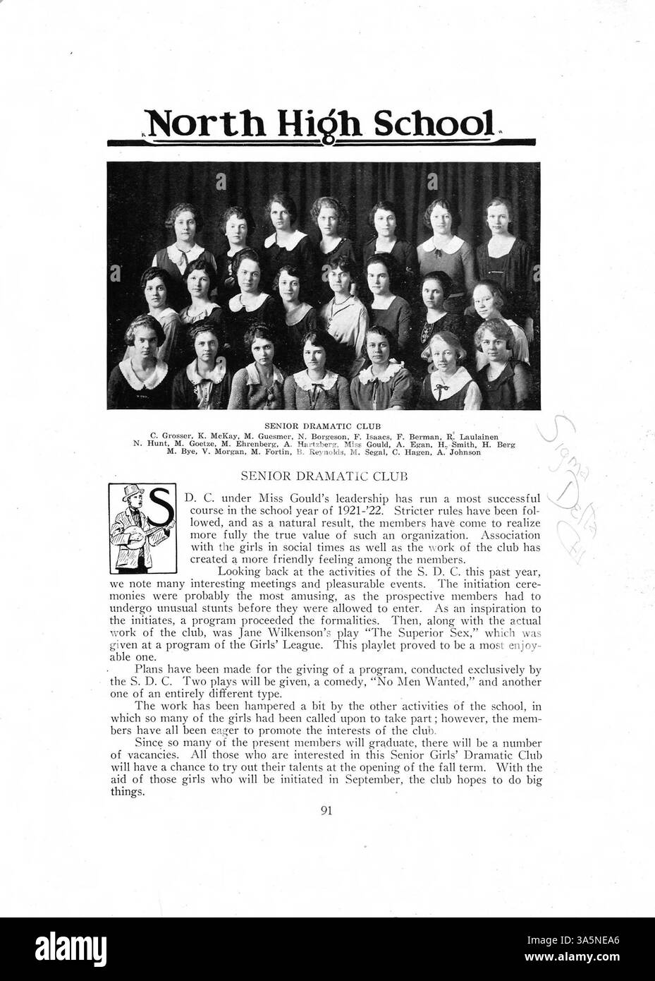 The 1922 North High School yearbook, Polaris, showcases student and teacher life during the 1921 ...