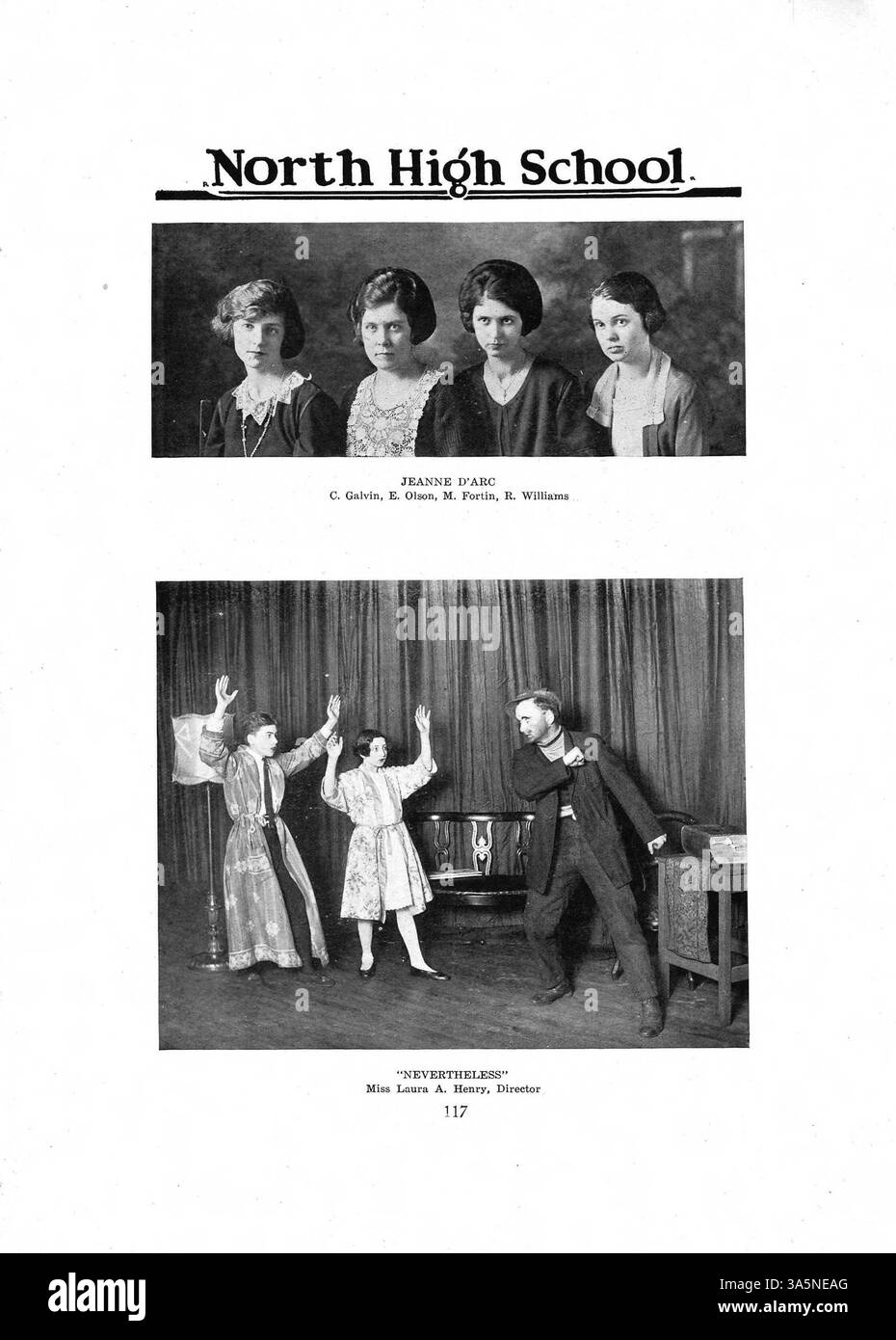 The 1922 North High School Yearbook, titled Polaris, captures the events, students, teachers ...