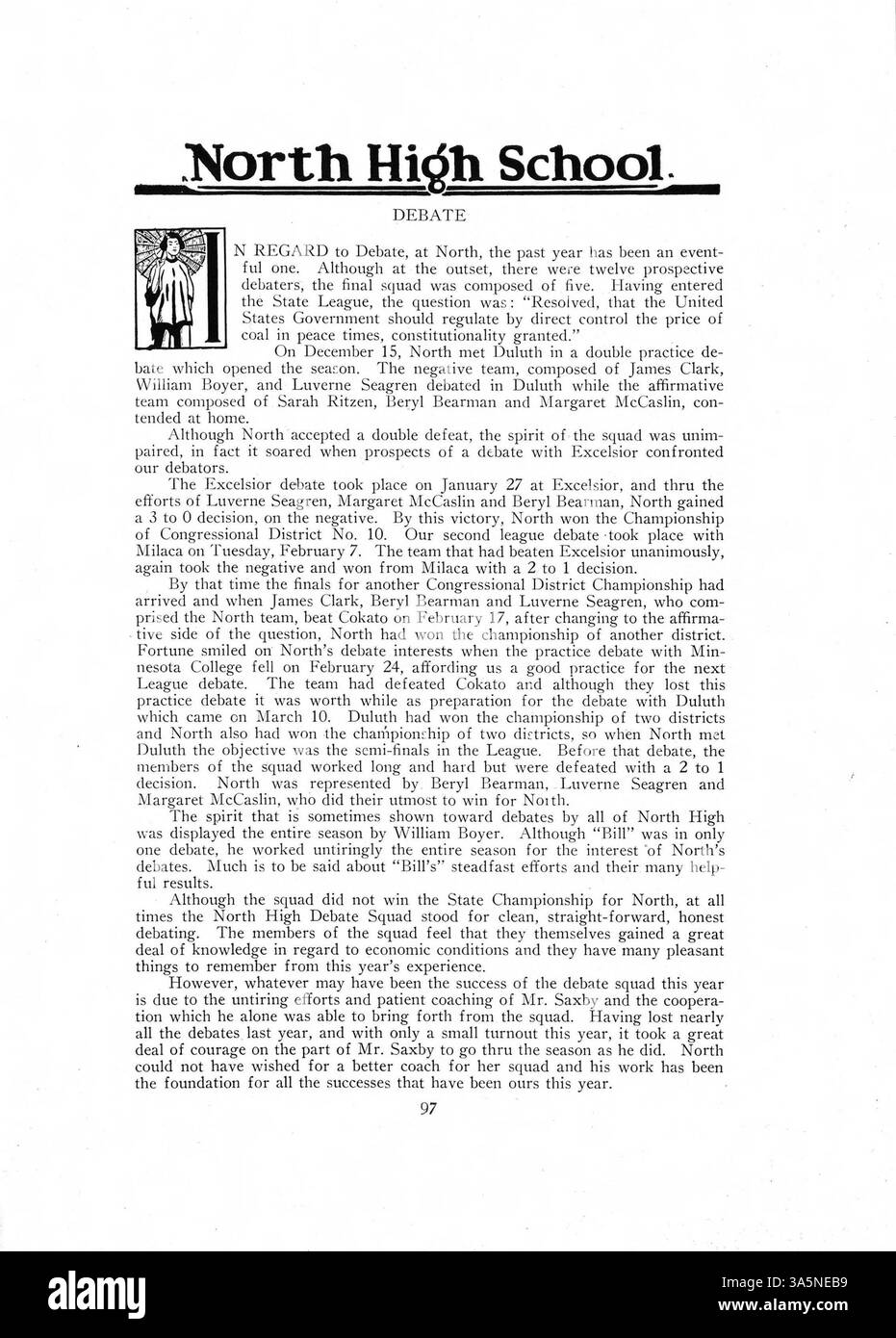 The 1922 Polaris yearbook from North High School chronicles the 1921-1922 school year, featuring ...