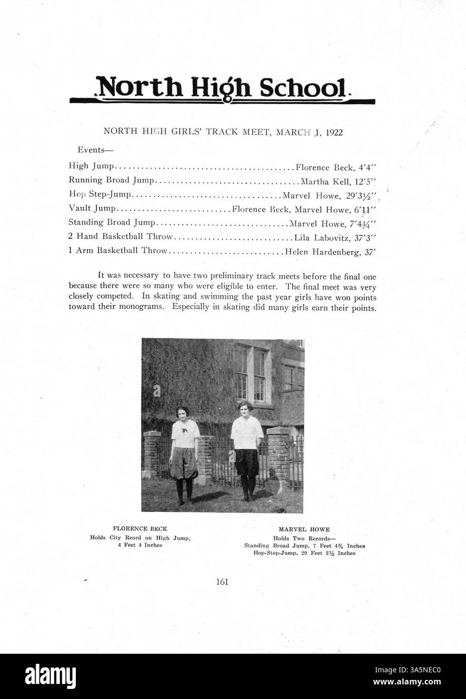 The 1922 Polaris Yearbook from North High School documents the significant activities and ...