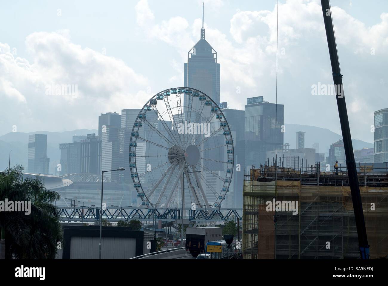 Hong kong observation wheel aerial view hi-res stock photography and ...