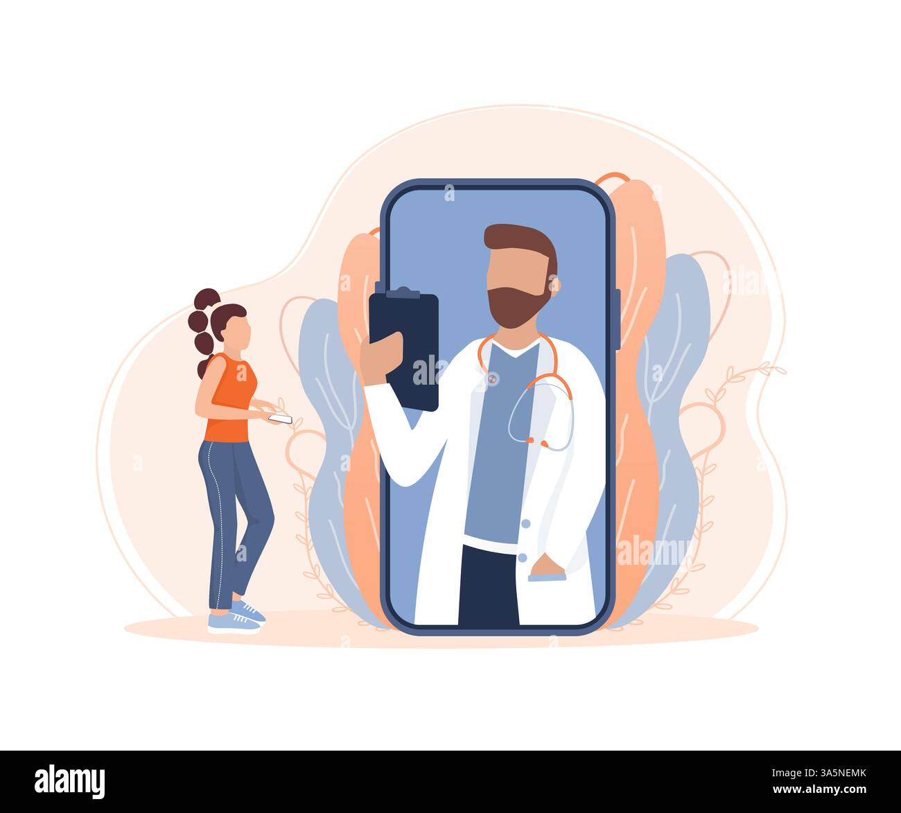 Patient consult Stock Vector Images - Alamy