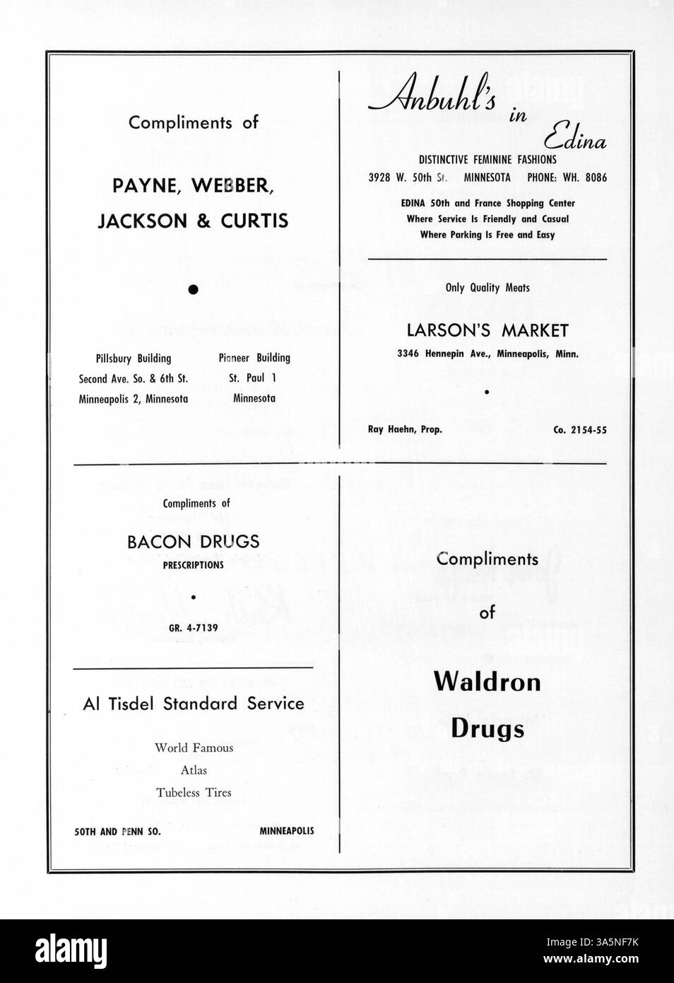 The northrop collegiate yearbook from 1955 showcases the activities hi ...