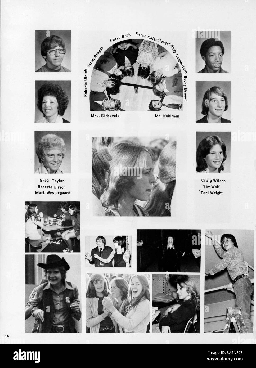 This high school yearbook from the 1975-1976 school year showcases the ...
