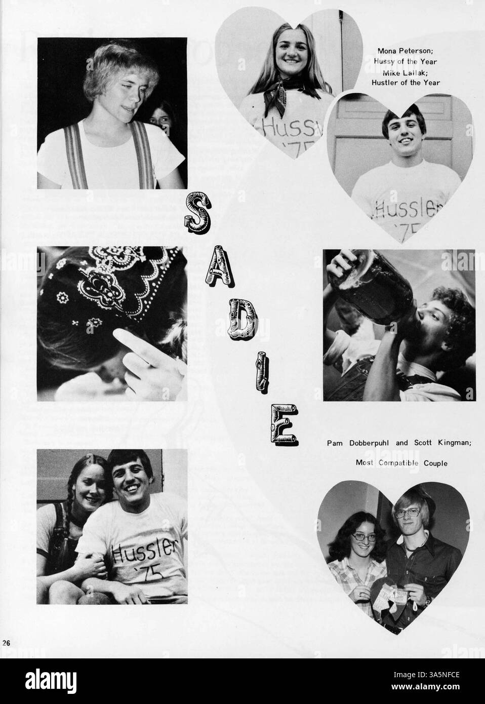 1976 high school year Black and White Stock Photos & Images - Alamy